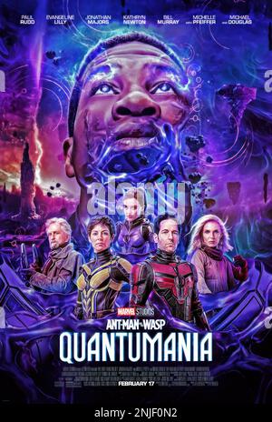 ANT-MAN ET LE WASP: QUANTUMANIA, (alias ANT-MAN 3), affiche US ...