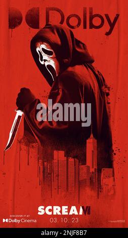 SCREAM VI, (alias SCREAM 6), Ghostface, 2023. ph: Philippe Bosse ...