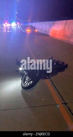 This photo provided by Utah Department of Public Safety shows the scene ...