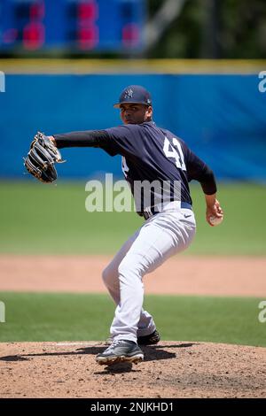 FCL Yankees pitcher Alfred Vega (41) during a Florida Complex League ...
