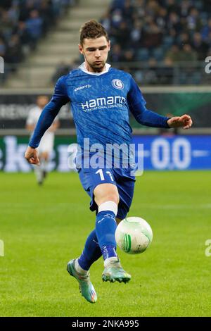 Gent, Belgique, 23/02/2023, Hugo Cuypers de Gent et Richard Almeida de ...