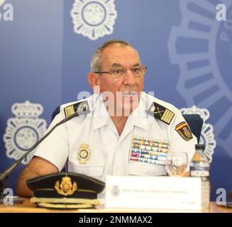 The deputy operational director of the National Police, Jose Angel ...