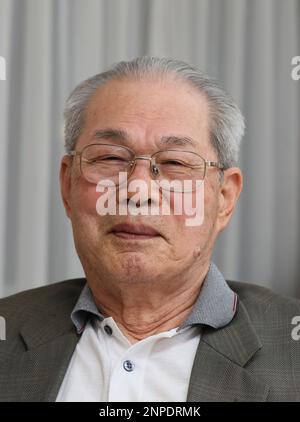 Atsuo Nakata, an emeritus professor at Osaka University, speaks to ...
