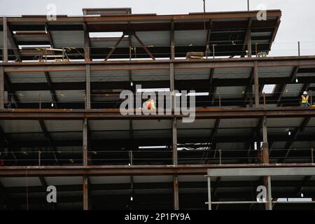 A general view of the exterior of Wrigley Field, home of the Chicago ...
