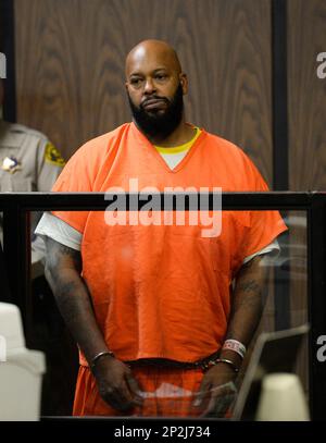 Marion "Suge" Knight appears in court for a bail review hearing in his ...