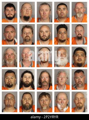 This combination of booking photos provided by the McLennan County ...