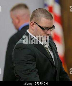 Former Marine Cpl. Eddie Ray Routh, right, enters the court behind ...