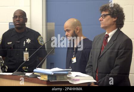 Robert Corchado appears with his attorney Daniel Tumarkin in front of ...