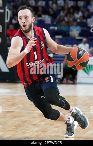 Max Heidegger (Cazoo Baskonia Vitoria-Gasteiz) pendant le match de ...