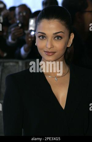 Actrice indienne Bollywood et ancienne Miss monde 1994 Aishwarya Rai ...