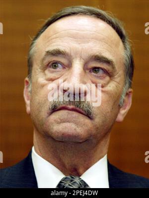 Der ehemalige Vize-Polizeipraesident von Frankfurt, Wolfgang Daschner ...