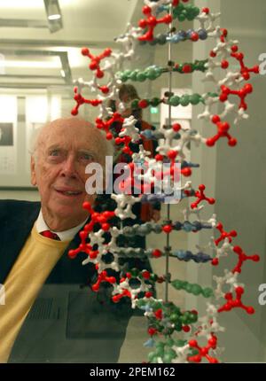 US scientist and DNA discoverer James Watson poses for photographers ...