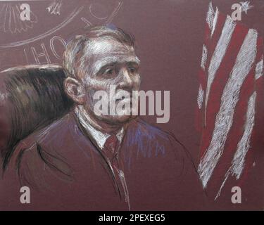 Judge James Gwin oversees the trial of Imam Fawaz Damra in the Federal ...