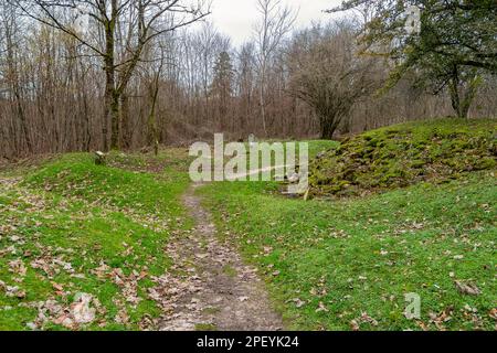 Paysage autour de Fleury-devant-Douaumont, commune française, située ...