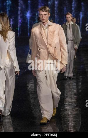 MIAMI BEACH, FL - MARS 15 : Victoria's Secret model Gigi Hadid affiche ...