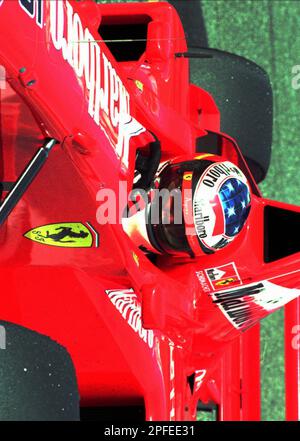 1997 L'Allemand Michael Schumacher Ferrari F310B Monaco GP 1ère Photo ...