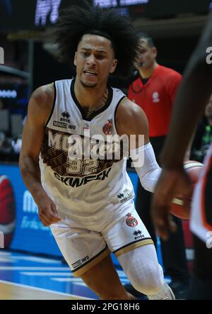 Matthew STRAZEL d'AS Monaco lors de la coupe française, Top 8, quart de ...