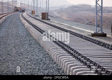 Développement de l'infrastructure de la pose de voies de chemin de fer ...