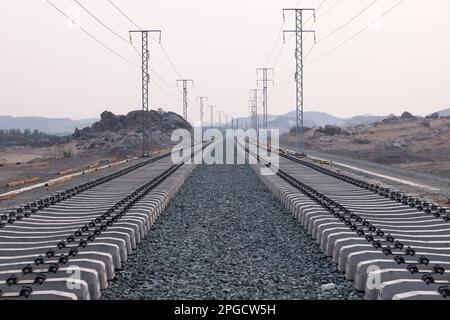 Développement de l'infrastructure de la pose de voies de chemin de fer ...