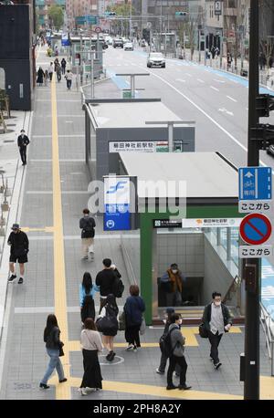 The extension of the Nanakuma Line of the Fukuoka City Subway starts to ...