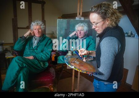 Artiste sur artiste l'artiste Frances Bell a photographié en ...