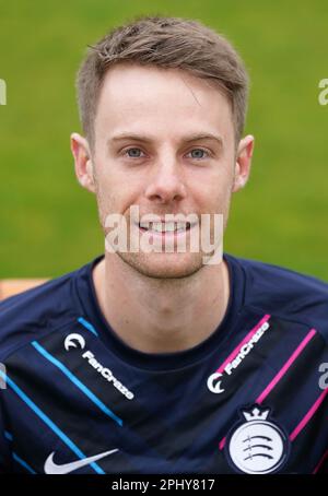 La Middlesex Robbie White lors de la journée des médias à Lord's ...