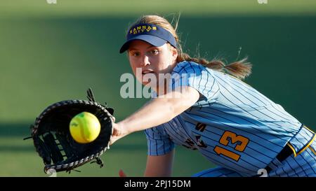 Kansas City's Katie Noble during an NCAA college softball game on ...
