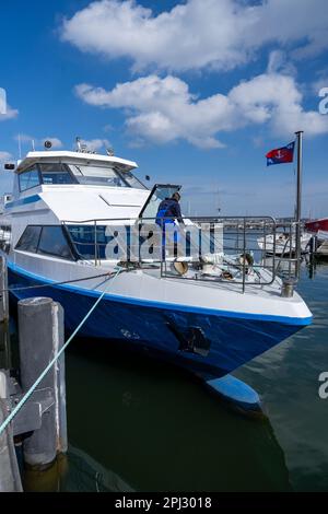 Stralsund, Allemagne. 29th mars 2023. Le ferry Hiddensee 'Insel ...