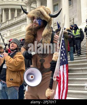 MARCH 30th 2023: Jacob Chansley - aka QAnon Shaman Jake Angeli ...