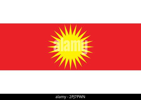 Drapeau des groupes ethnoreligieux du Moyen-Orient Maronites. drapeau ...