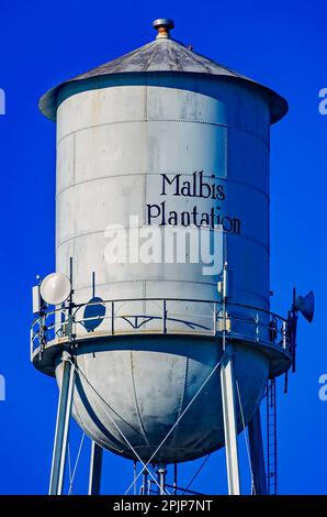 La tour d'eau de la plantation Malbis est illustrée, le 7 2023 janvier ...