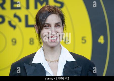 Reims, France. 04th avril 2023. Caroline Proust assiste à la cérémonie ...