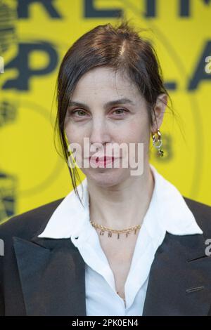 Reims, France. 04th avril 2023. Caroline Proust assiste à la cérémonie ...