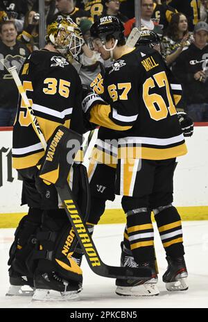 Pittsburgh, États-Unis. 06th avril 2023. Les Penguins de Pittsburgh ...