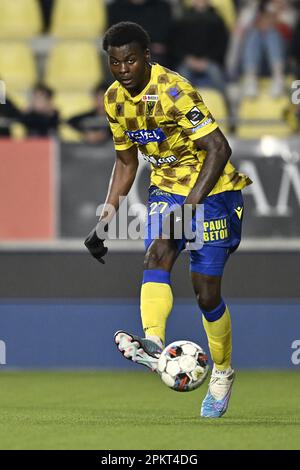 Sint Truiden, Belgique. 09th avril 2023. Aboubakary Koita de STVV ...