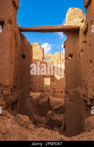 Maroc, Foum Zguid, petite ville aux portes du désert du Sahara, la ...