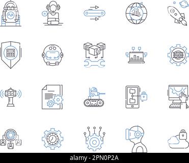 Automatisme, icône de processus. Illustration vectorielle Image ...
