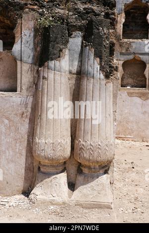 2 avril 2023, Pedgaon, Maharashtra, Inde, fort de Bahadur, Il y a un ...