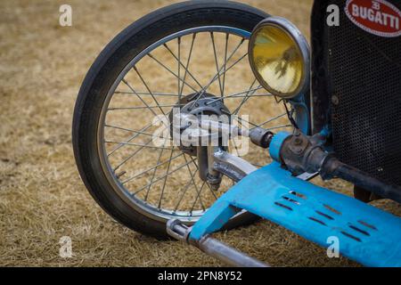 Détails d'un véhicule Bugatti Replica cyclekart Photo Stock - Alamy