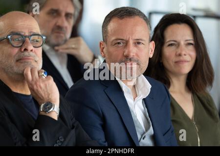 Directeur régional Enedis Paris Nicolas Perrin lors de l'inauguration du premier événement ...