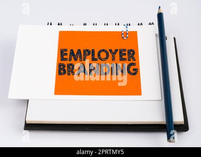 Inspiration montrant le signe employeur BrandingProceste de promouvoir ...