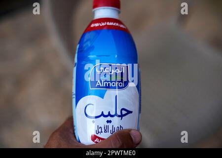 This image shows an Almarai logo in Cairo, Egypt, on Wednesday, April ...