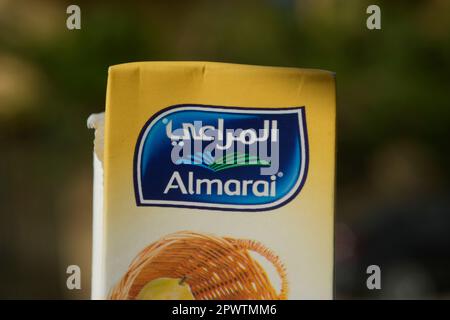 This image shows an Almarai logo in Cairo, Egypt, on Wednesday, April ...