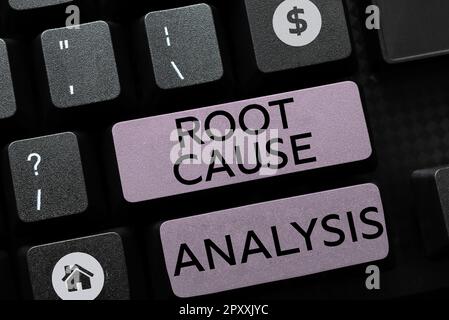 Inspiration montrant l'analyse de la cause principale du signe ...