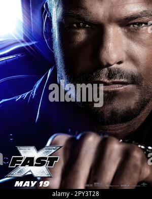 FAST X, (alias FAST & FURIOUS 10), affiche US Character, Jason Statham ...