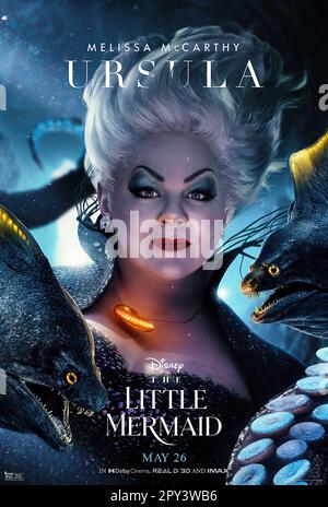THE LITTLE MERMAID, affiche de personnage américain, Melissa McCarthy AS Ursula, 2023. © Walt ...
