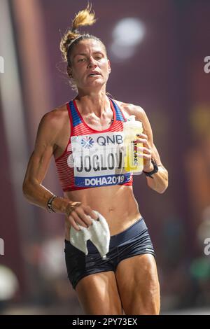 Marcela Joglová participe au Marathon des Championnats européens d ...