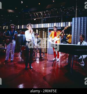 Hitparade, ZDF Musikssendung, Auftritt der französischen Sängerin ...