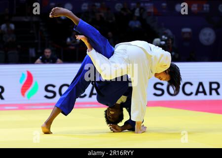 (G-D) Marie Eve Gahie (FRA), Saki Niizoe (JPN), 11 MAI 2023 - Judo : Championnats du monde de ...