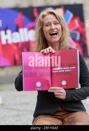 16 mai 2023, Saxe-Anhalt, Halle (Saale): Le Dane mille Maria Dalsgaard ...